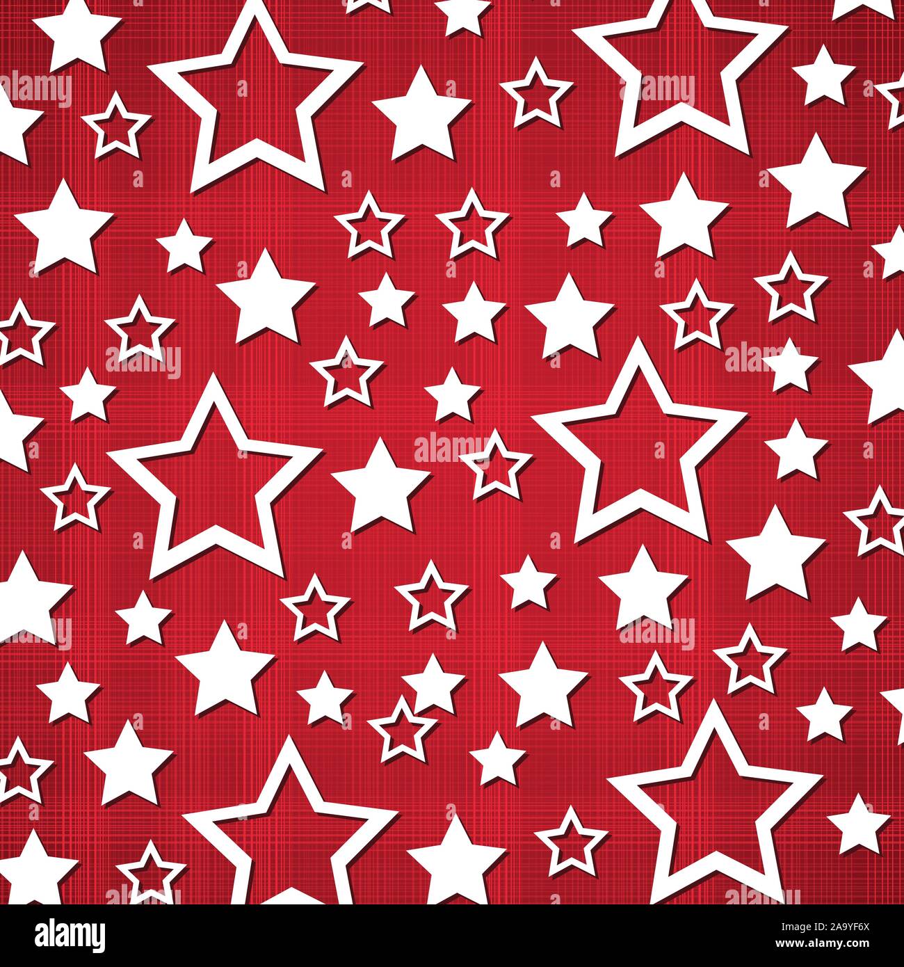 Red Stars Pattern Background or Christmas Card, Flyer or Cover Template ...