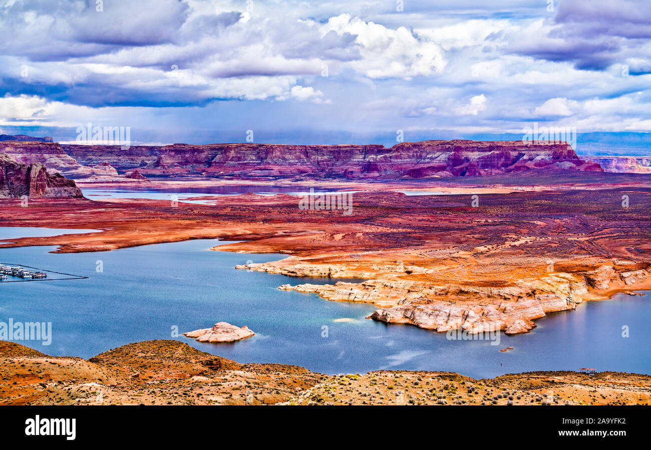 Antelope Island in Lake Powell, Arizona Stock Photo - Alamy