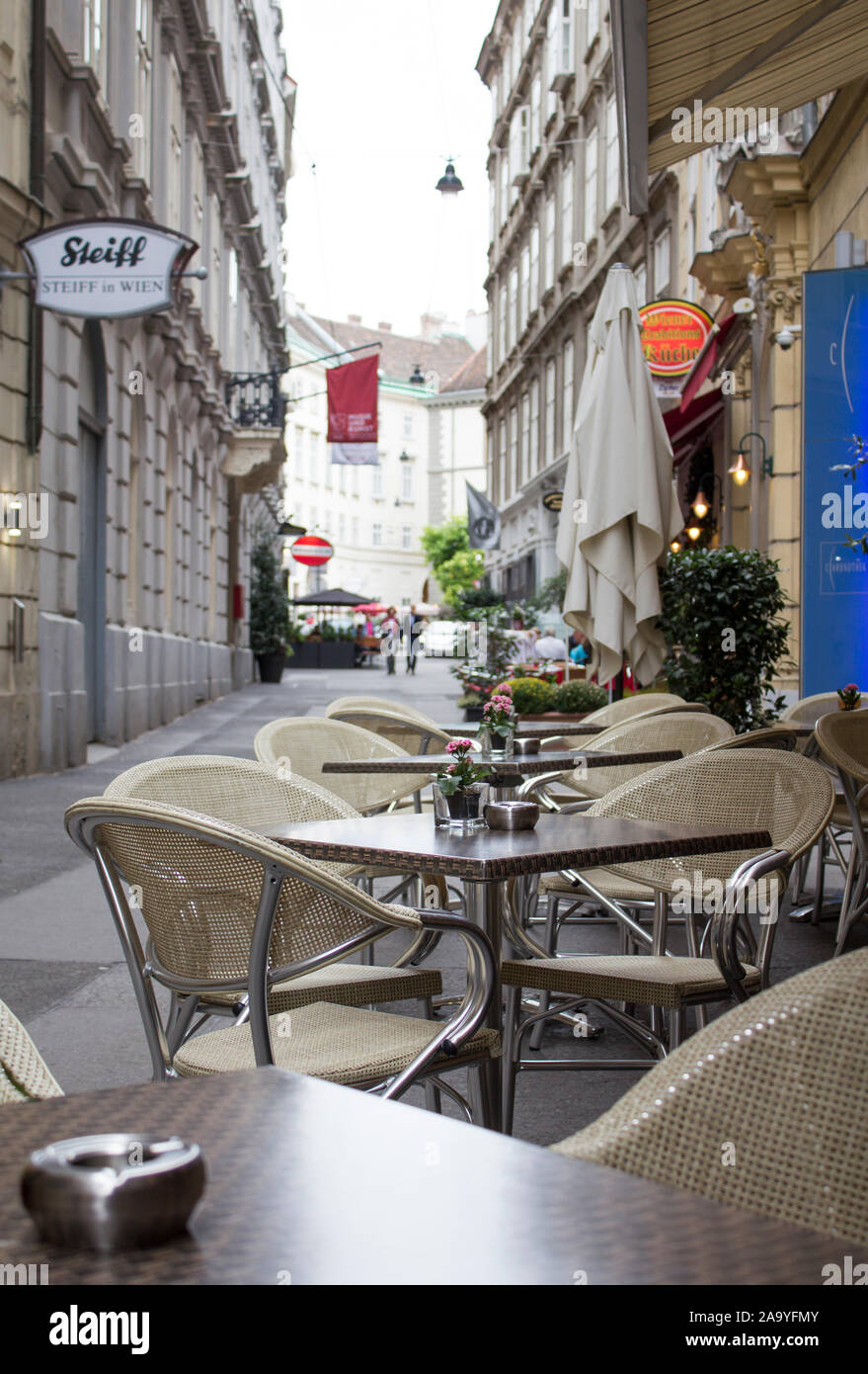 The streets of Vienna. Street photo. Architecture of Vienna Stock Photo ...