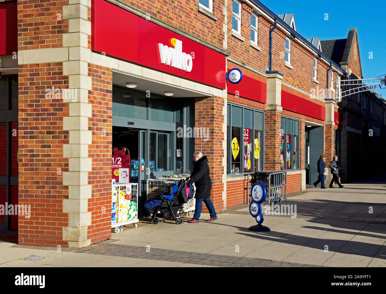 Shopper and Wilko store in Selby, North Yorkshire, England UK Stock ...