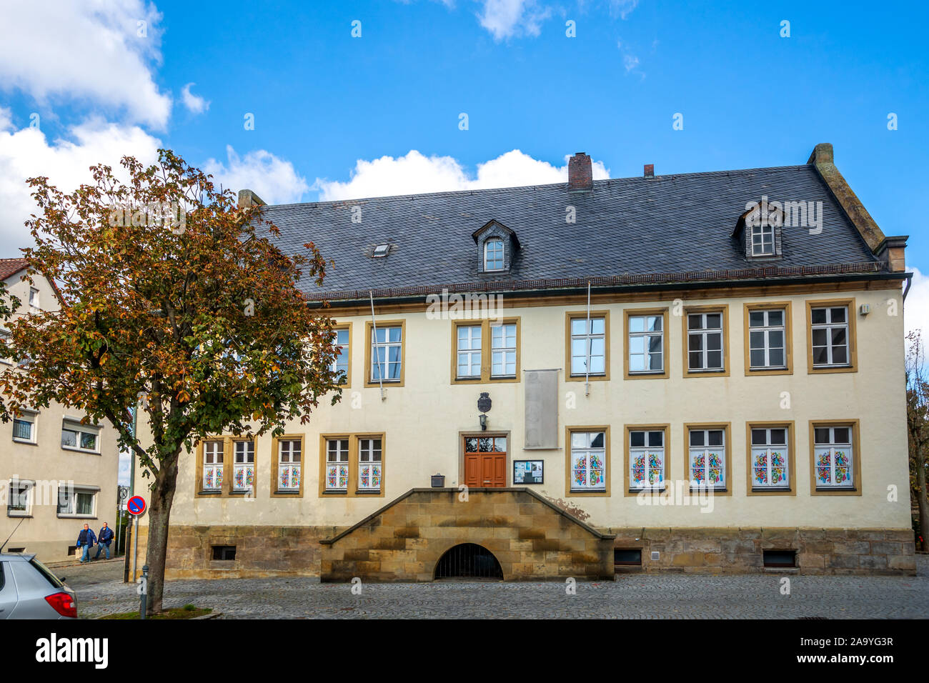 Historical city Bad Staffelstein, Bavaria, Germany Stock Photo - Alamy