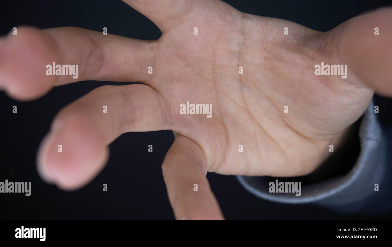 Scary hand grabbing hi-res stock photography and images - Alamy