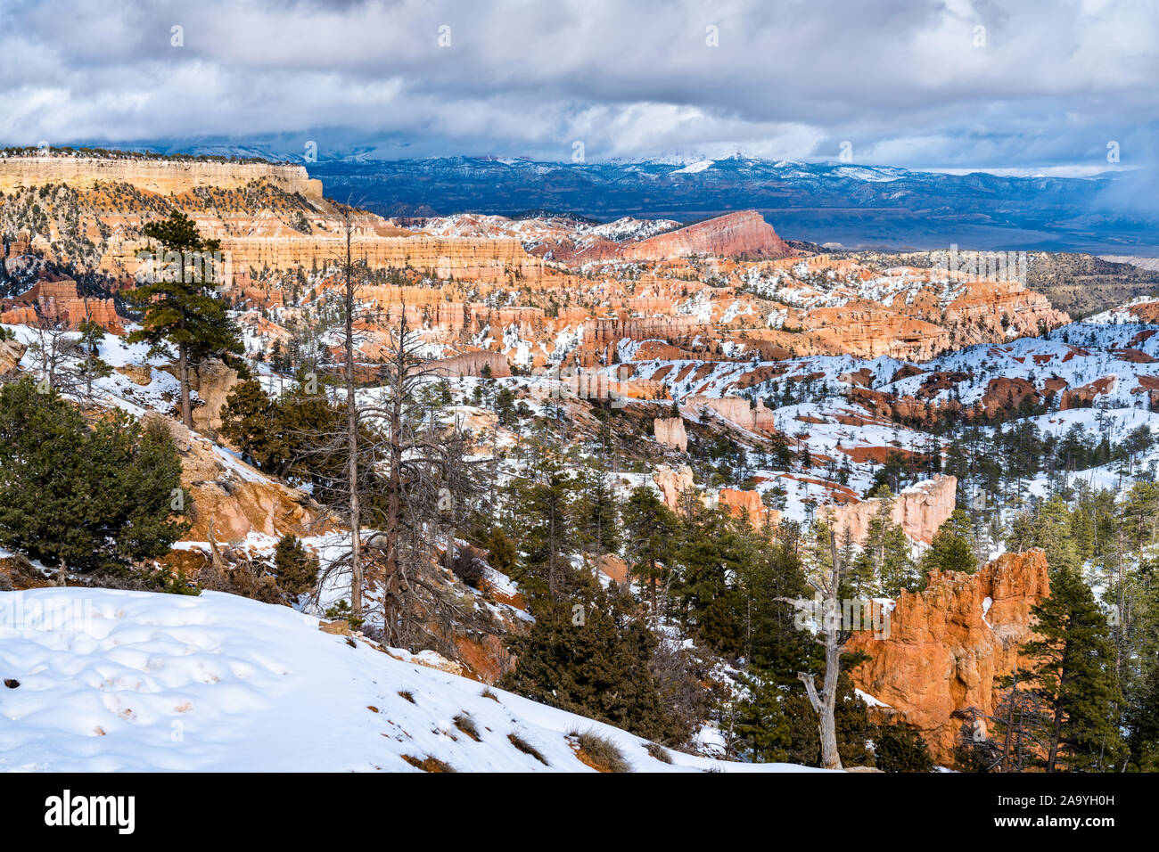 Spring snow in bryce hi-res stock photography and images - Alamy