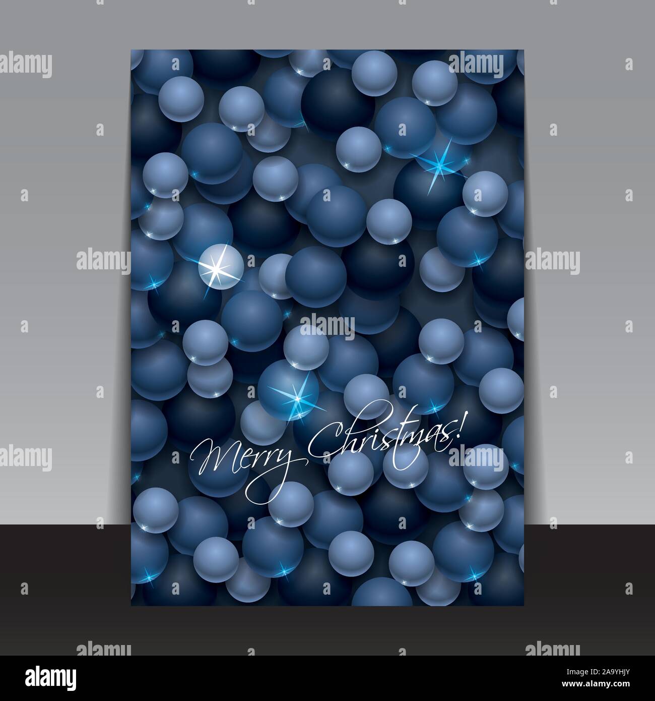 Colorful Christmas Flyer, Cover or Background Design in Freely Scalable ...
