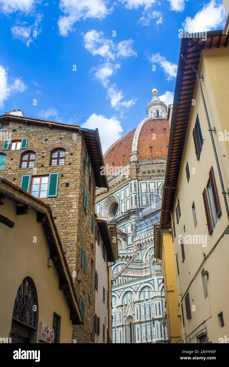 Streets of Florence. Florence buildings Stock Photo - Alamy