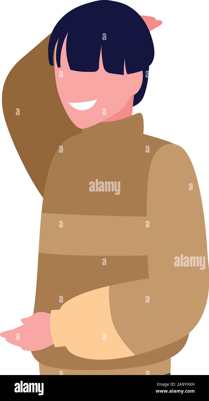 men faceless with different poses on white background vector ...