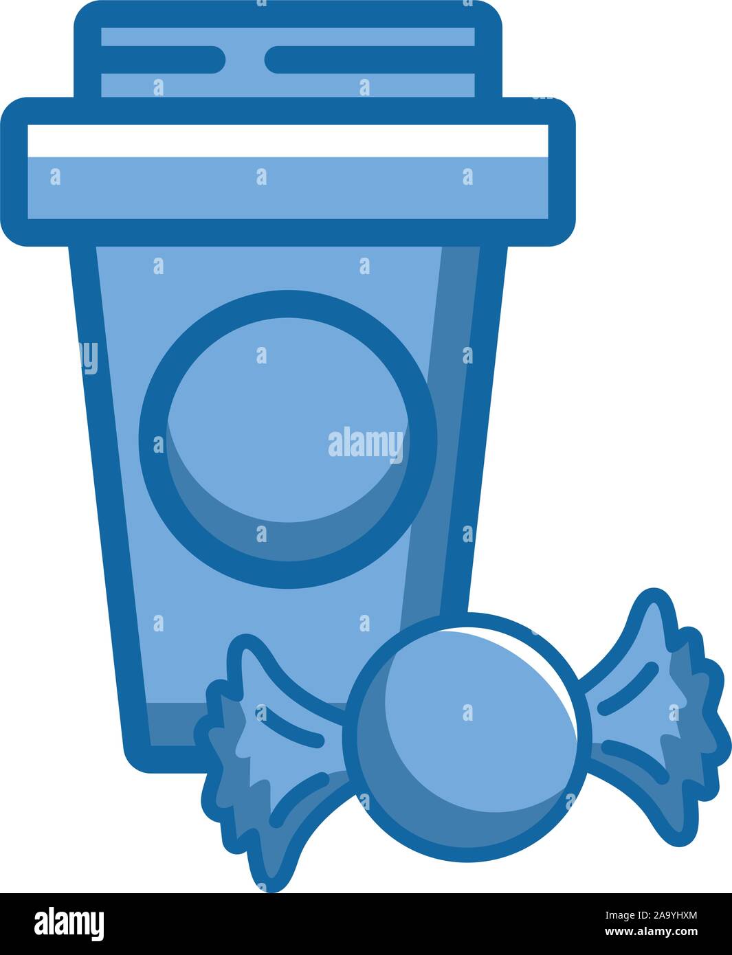coffee in plastic container icon Stock Vector Image & Art - Alamy