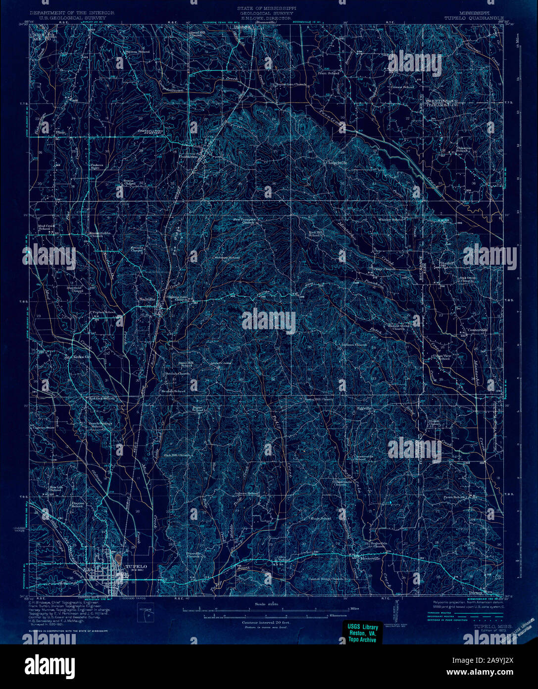 Tupelo mississippi map hi-res stock photography and images - Alamy