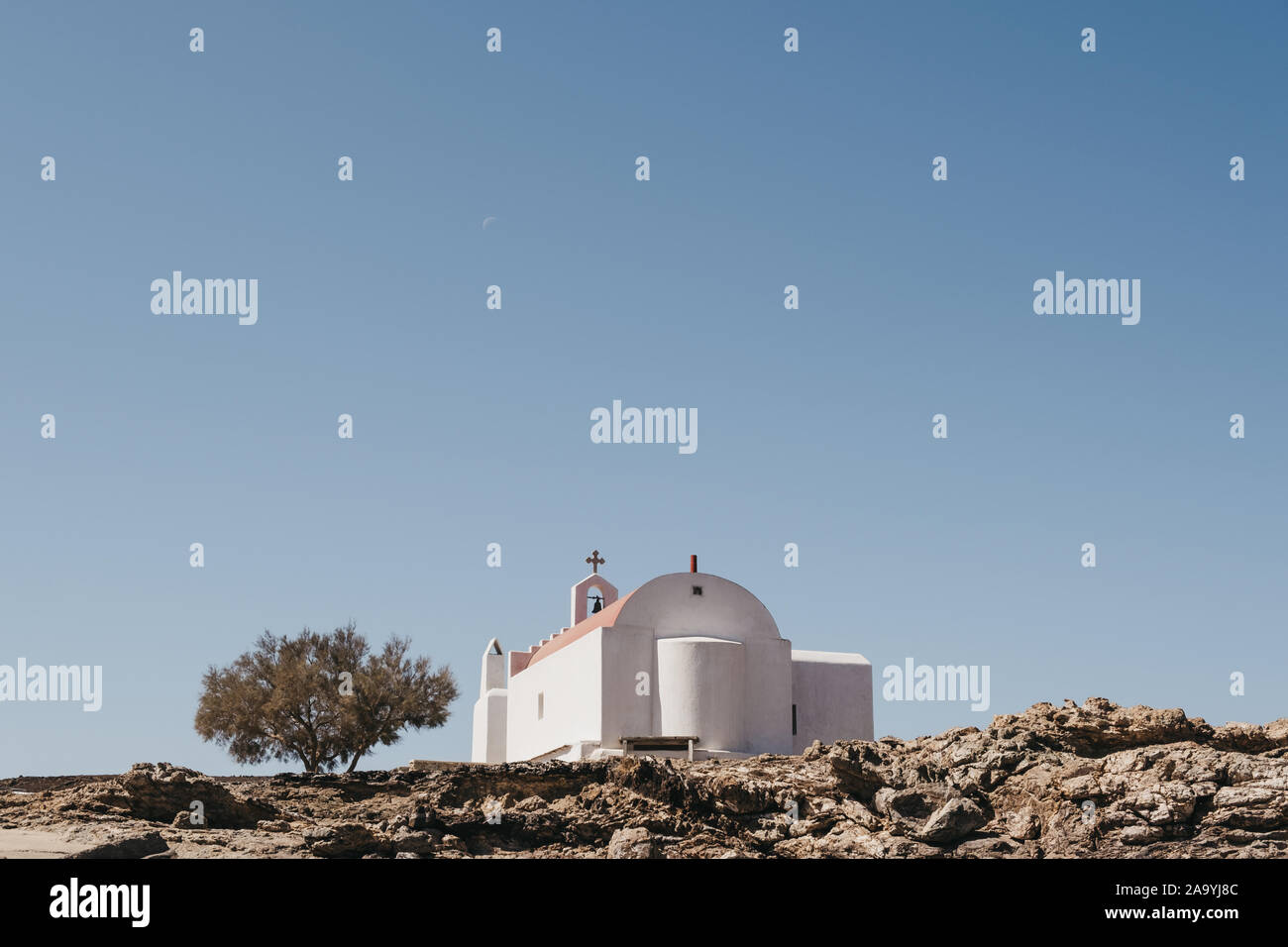 Mykonos Red Dome Church High Resolution Stock Photography and Images ...