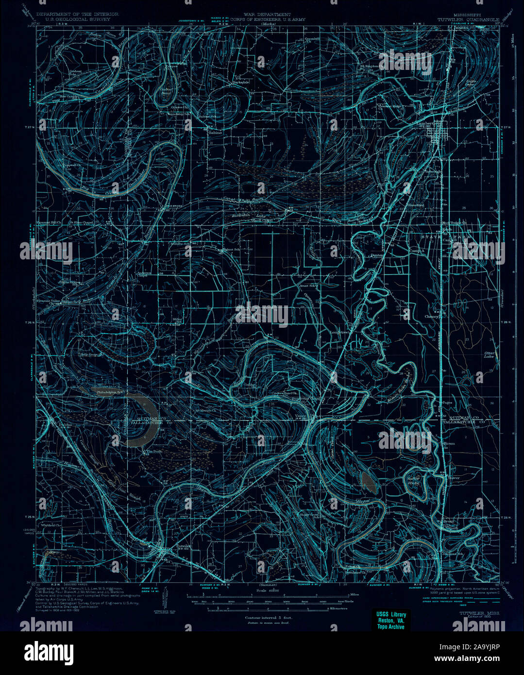 Map of tutwiler hi-res stock photography and images - Alamy