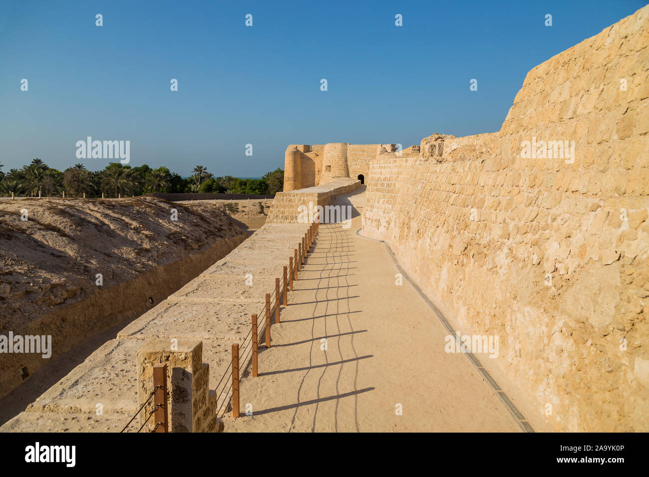 View of the old Arad Fort, in Manama, Muharraq, Bahrain Stock Photo - Alamy