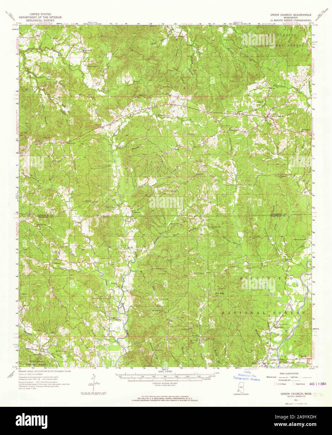 Map of union church hi-res stock photography and images - Alamy