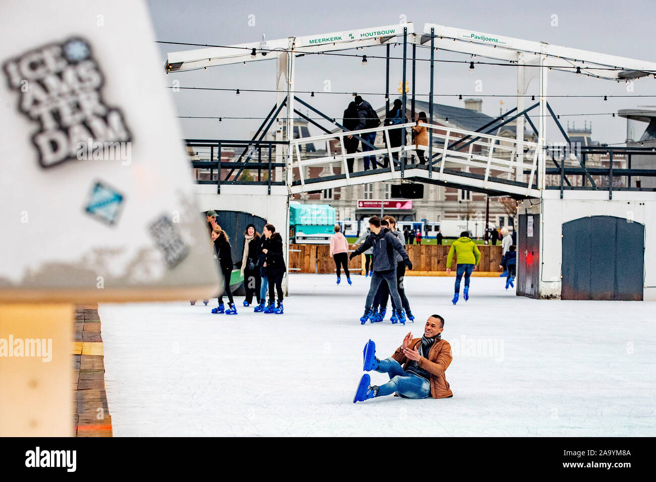 Amsterdam, Netherlands. 18th Nov, 2019. AMSTERDAM, Museumplein, 18-11 ...