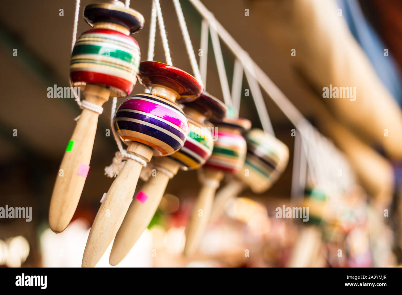 Mexican balero toy Stock Photo - Alamy