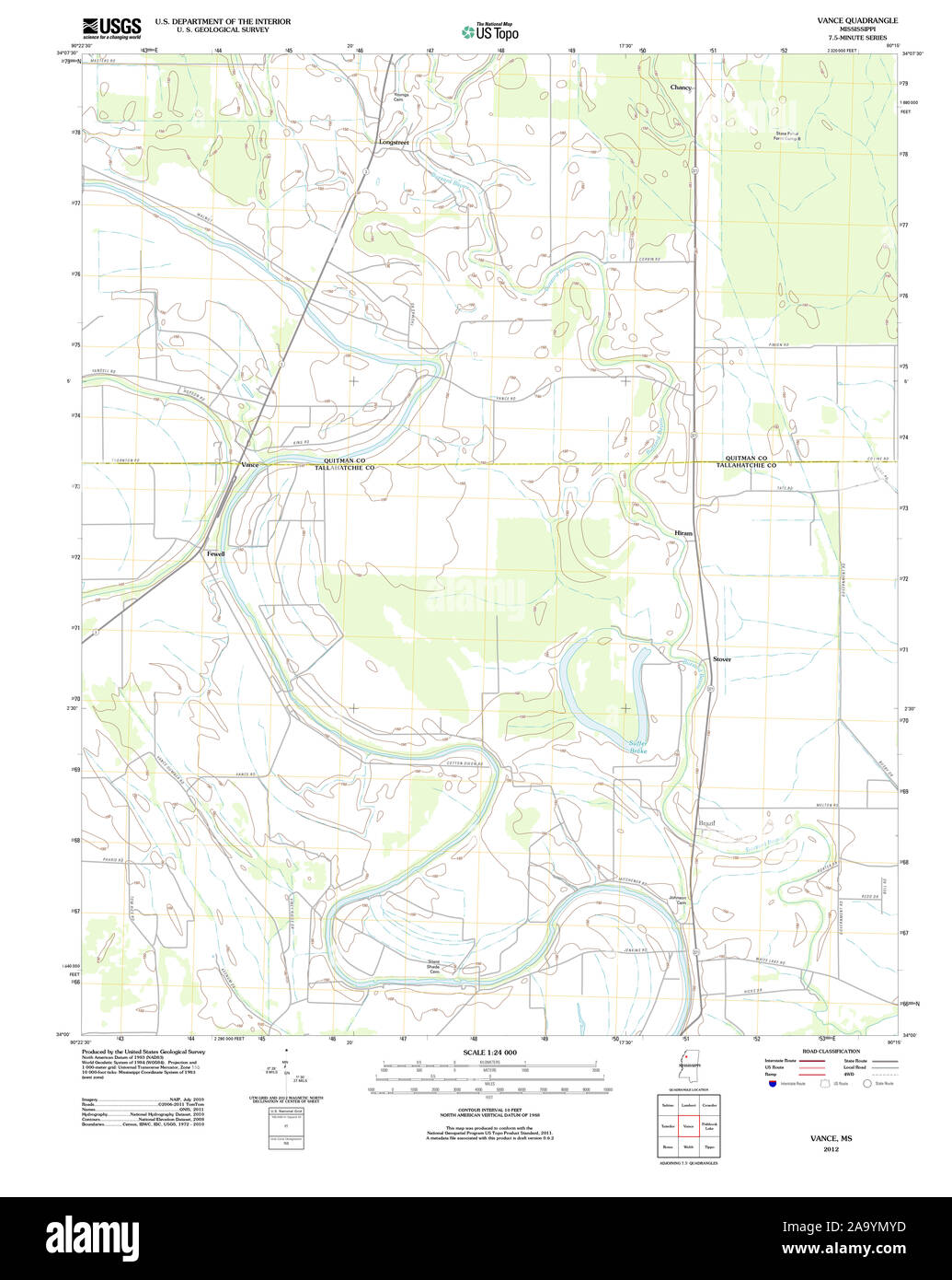 Vance map Cut Out Stock Images & Pictures - Alamy