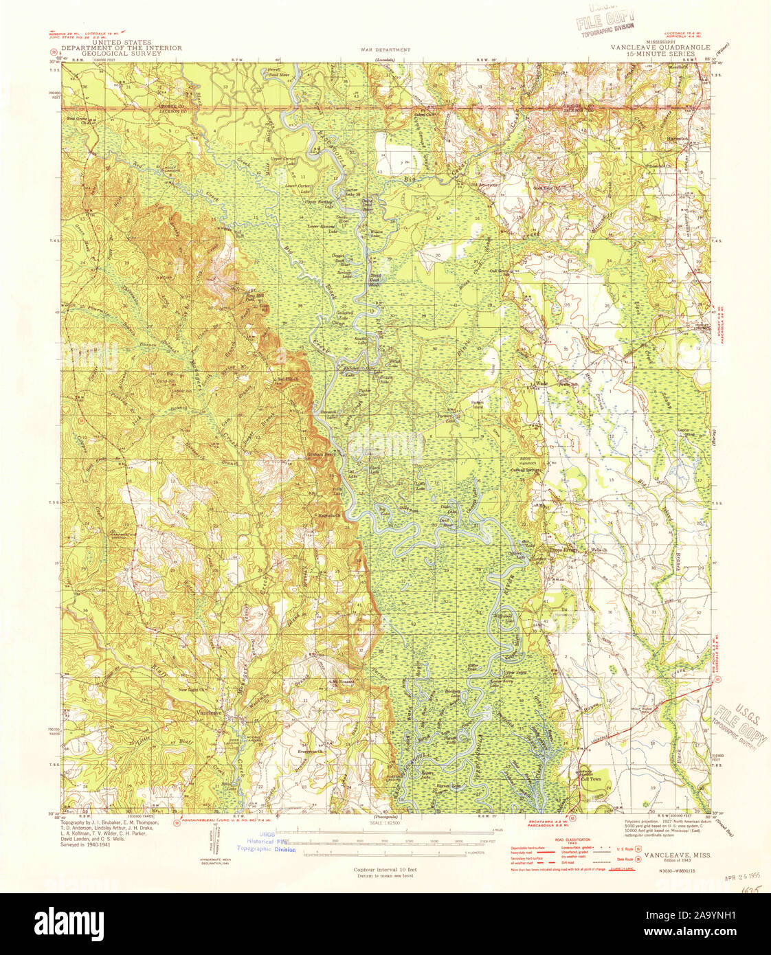 Vancleave mississippi map hi-res stock photography and images - Alamy