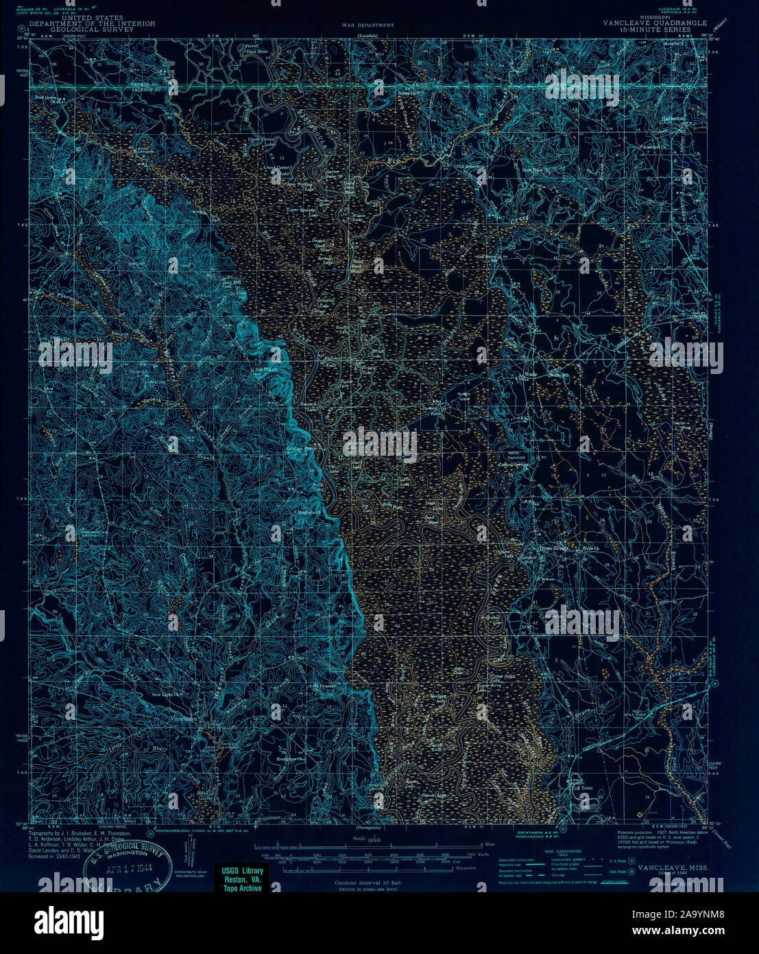 Vancleave mississippi map hi-res stock photography and images - Alamy