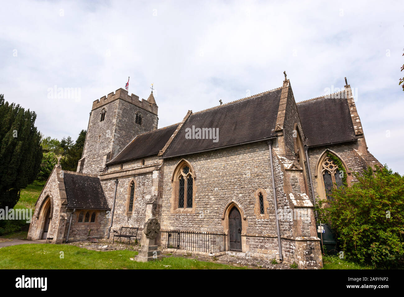 The Church of England parish church of Saints Peter and Paul is partly ...