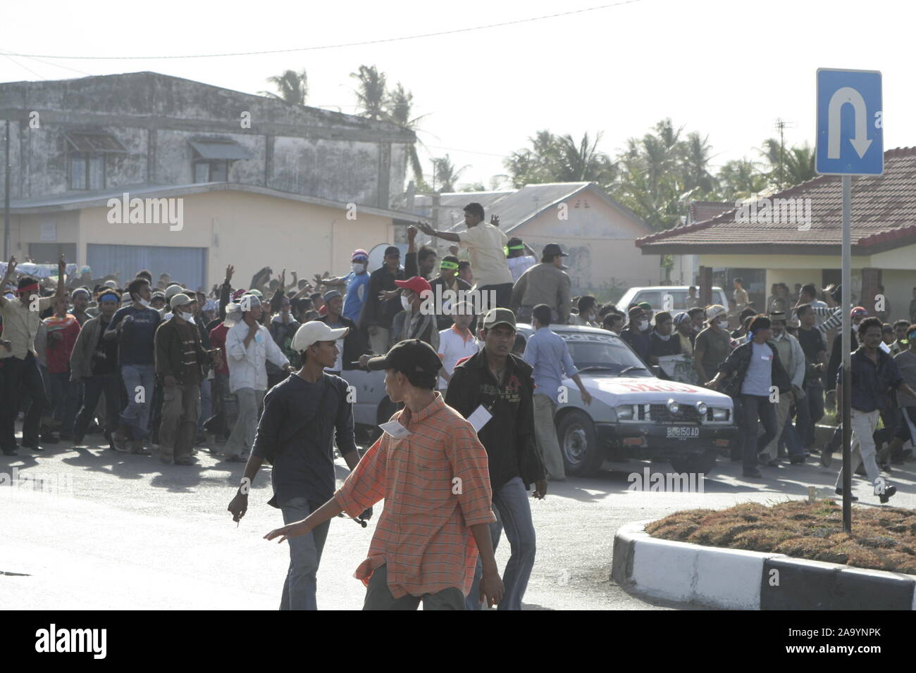 Banda Aceh, Aceh, Indonesia. August 15, 2006. Marches and ...
