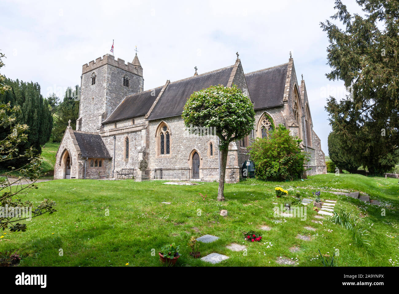 The Church of England parish church of Saints Peter and Paul is partly ...