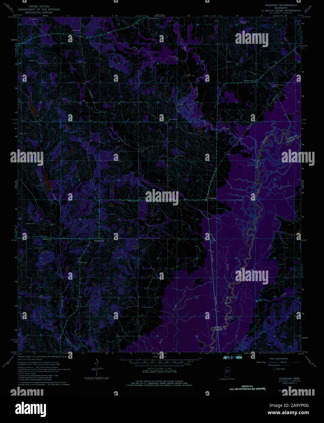 Map of vaughan hi-res stock photography and images - Alamy