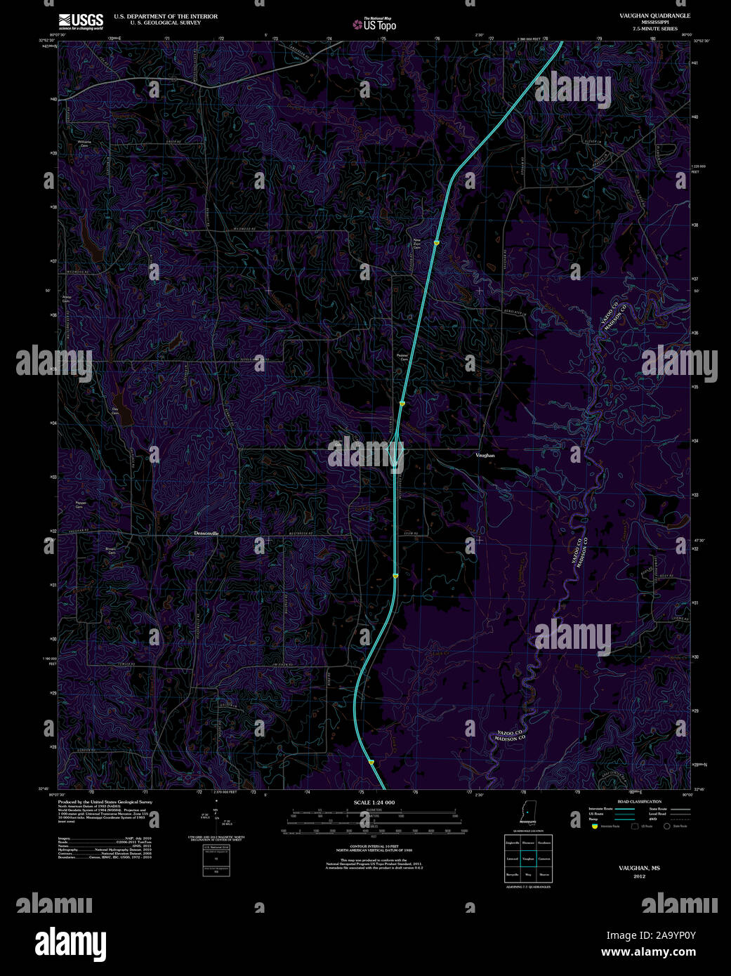 Map of vaughan hi-res stock photography and images - Alamy