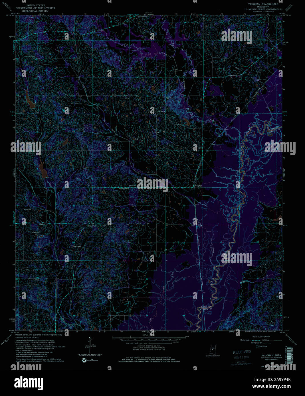 Map of vaughan hi-res stock photography and images - Alamy