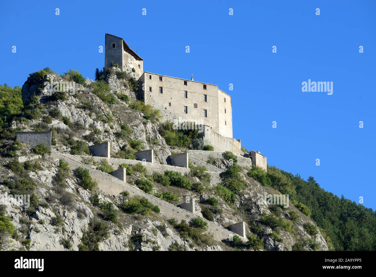 Citadel, Castle, Chateau & Defences built by Vauban at Entrevaux at ...