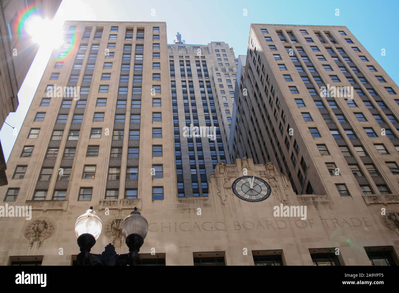 Chicago, Illinois - July 30, 2011: Chicago Board of Trade Building ...