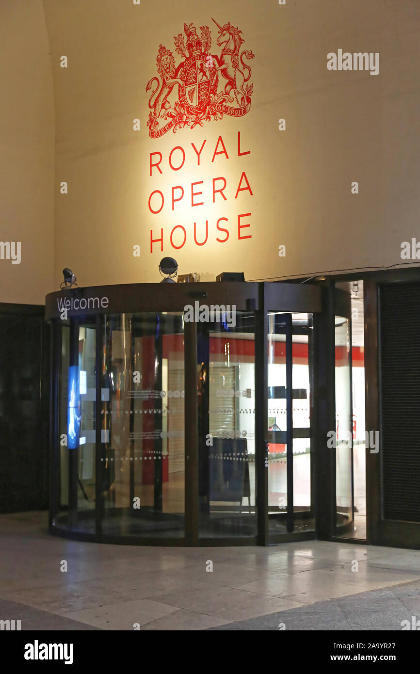 Royal opera house sign london hi-res stock photography and images - Alamy