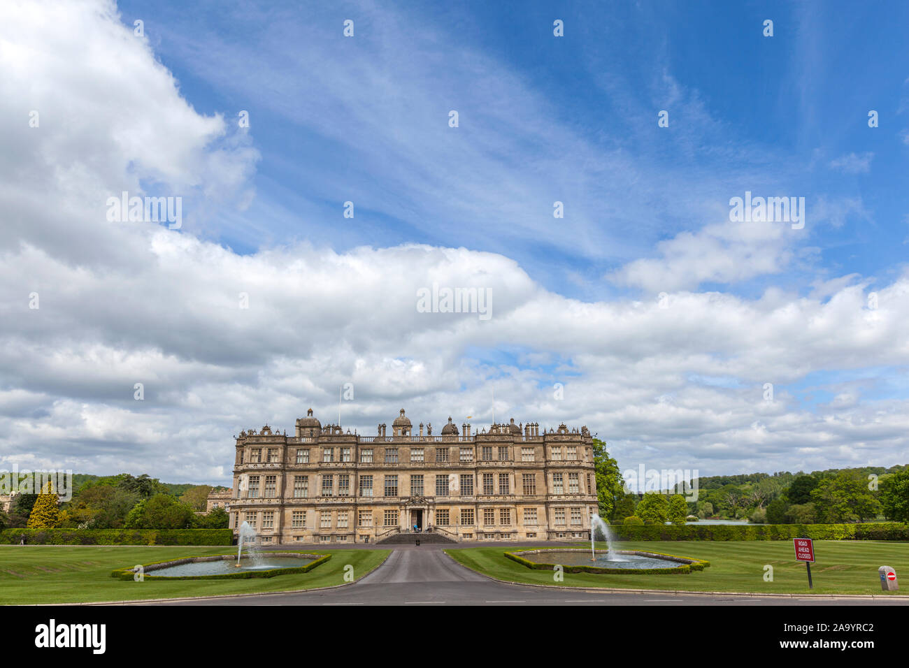 The façade of Longleat House, Wiltshire, England, UK Stock Photo - Alamy