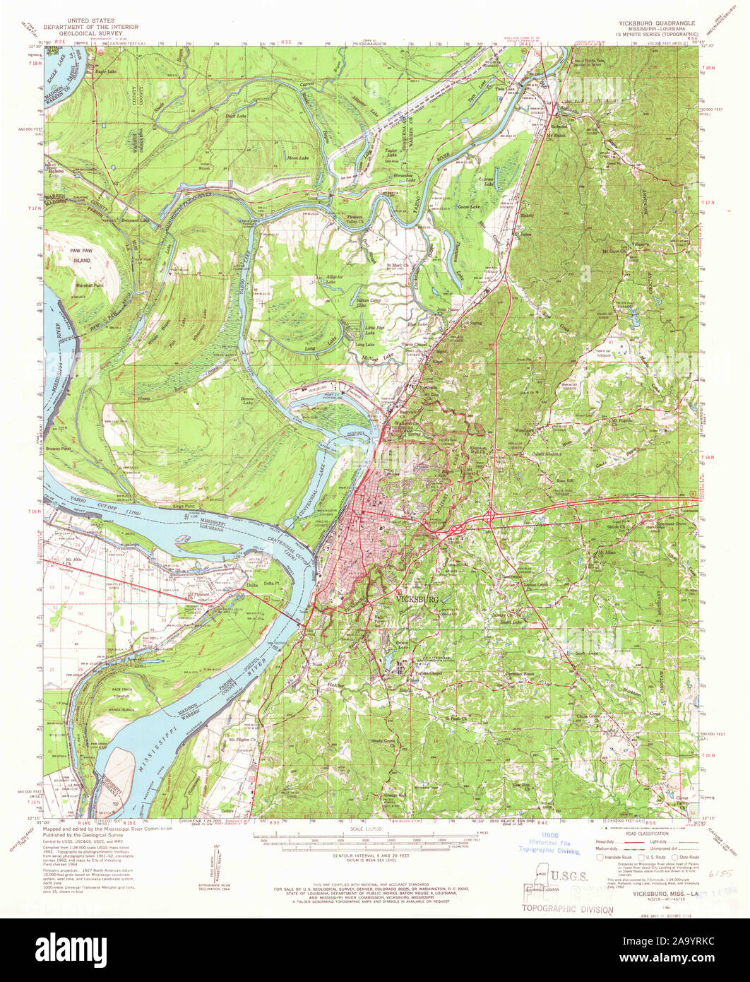 Vicksburg mississippi map hi-res stock photography and images - Alamy
