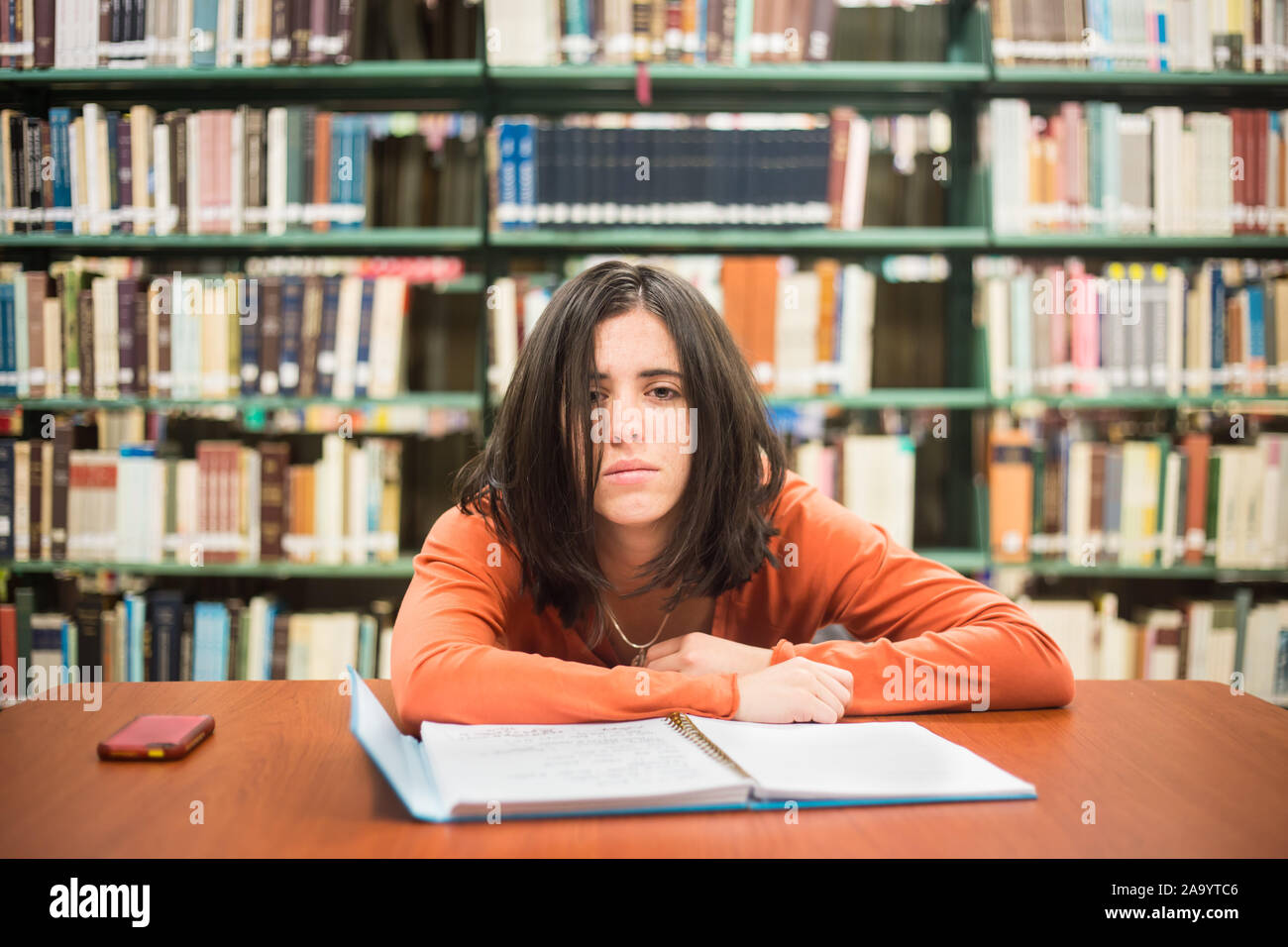 Teen bored in class hi-res stock photography and images - Alamy