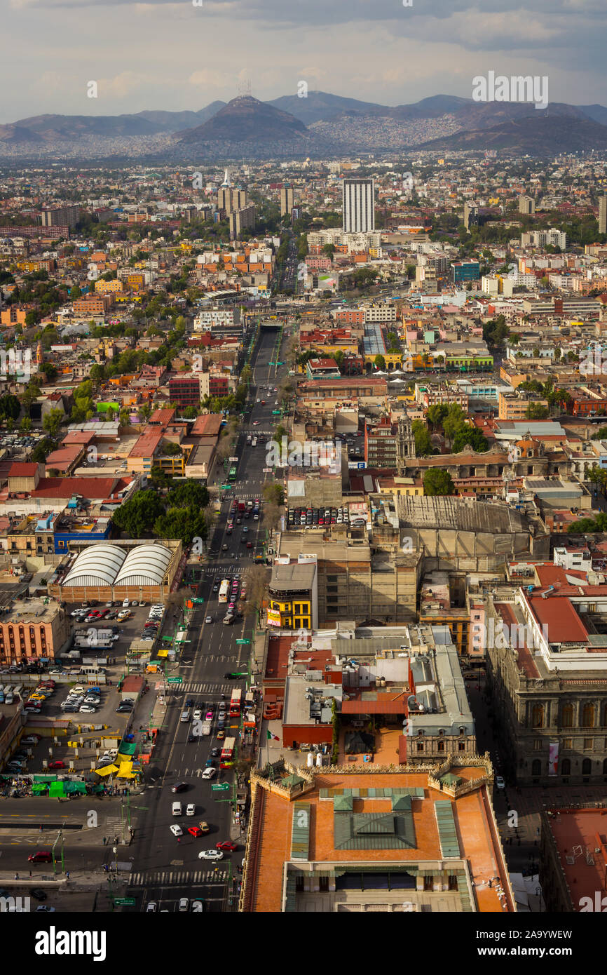Aerial view of mexico city Stock Photo - Alamy