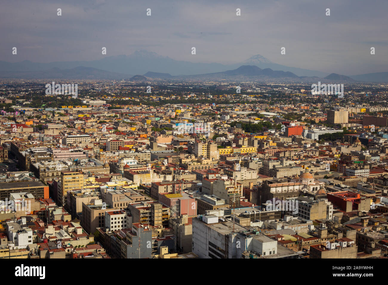Aerial view of mexico city Stock Photo - Alamy