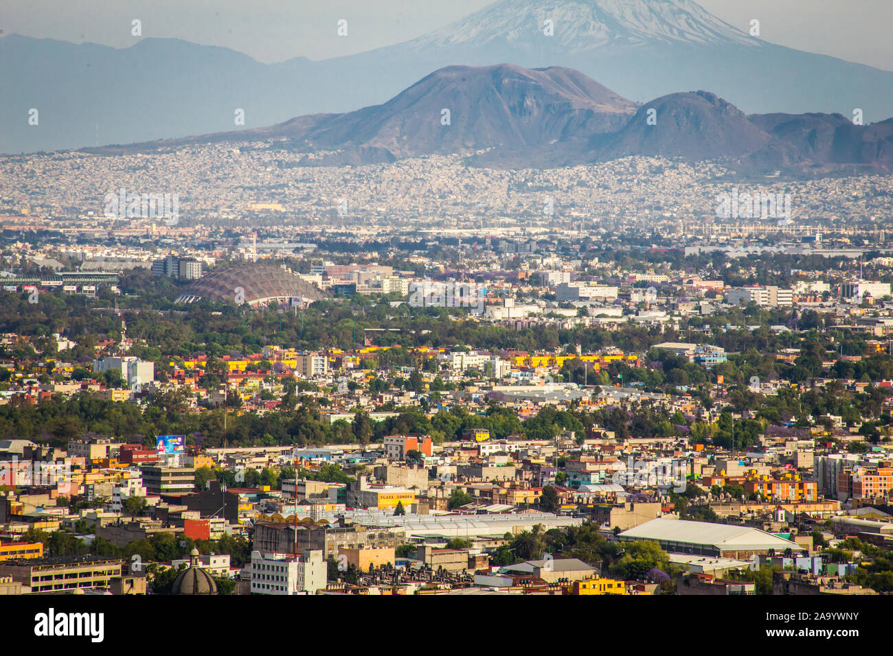 Aerial view of mexico city Stock Photo - Alamy