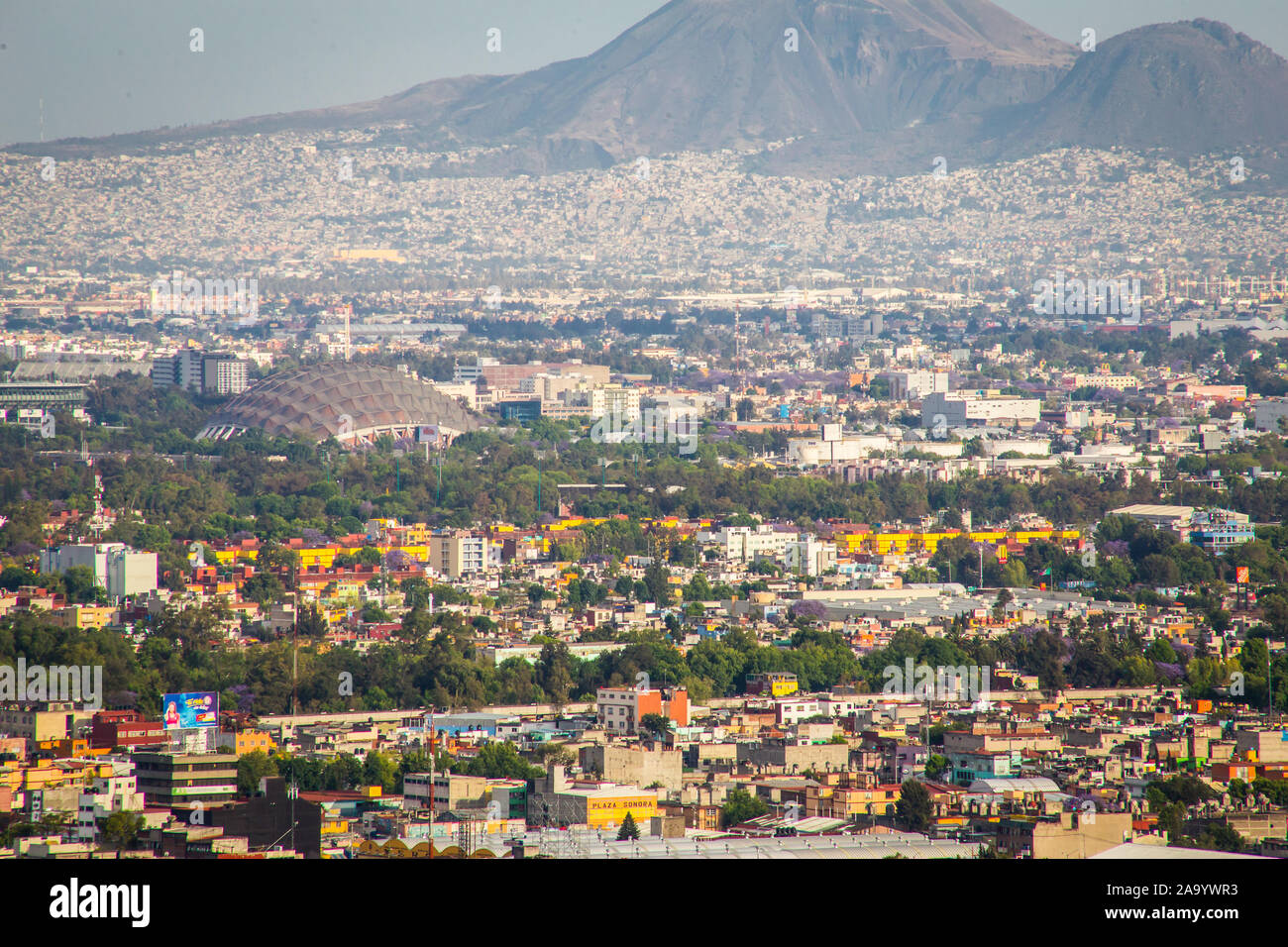 Aerial view of mexico city Stock Photo - Alamy