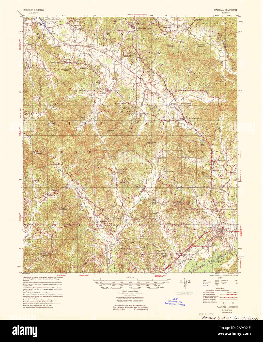 Walthall map hi-res stock photography and images - Alamy