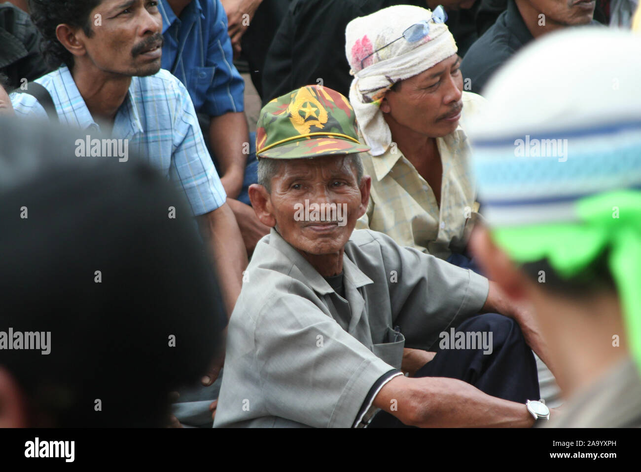 Banda Aceh, Aceh, Indonesia. August 15, 2006. Meeting place at the ...