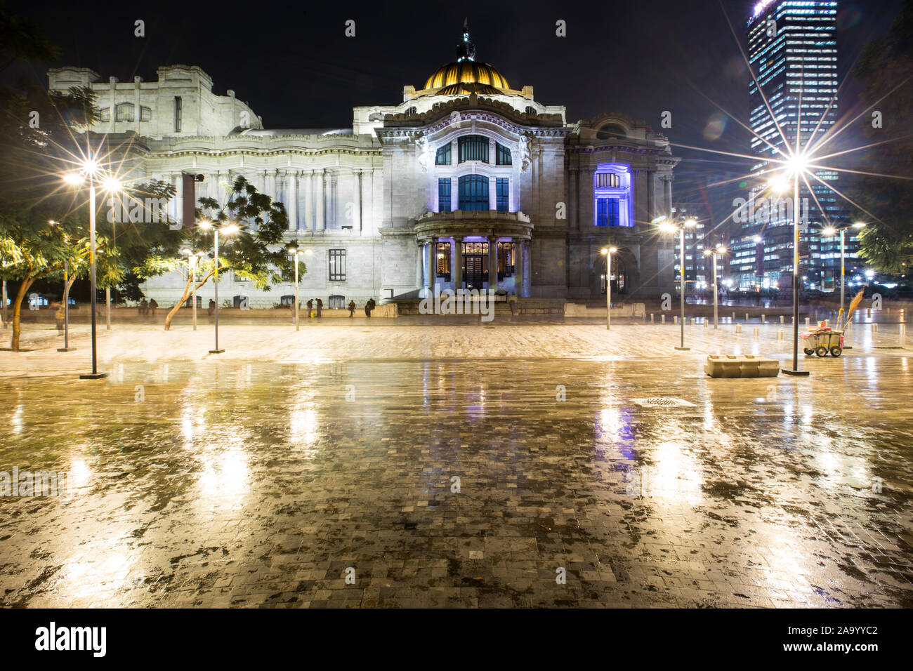 Palacio de Bellas Artes or Palace of Fine Arts, a famous theater,museum ...