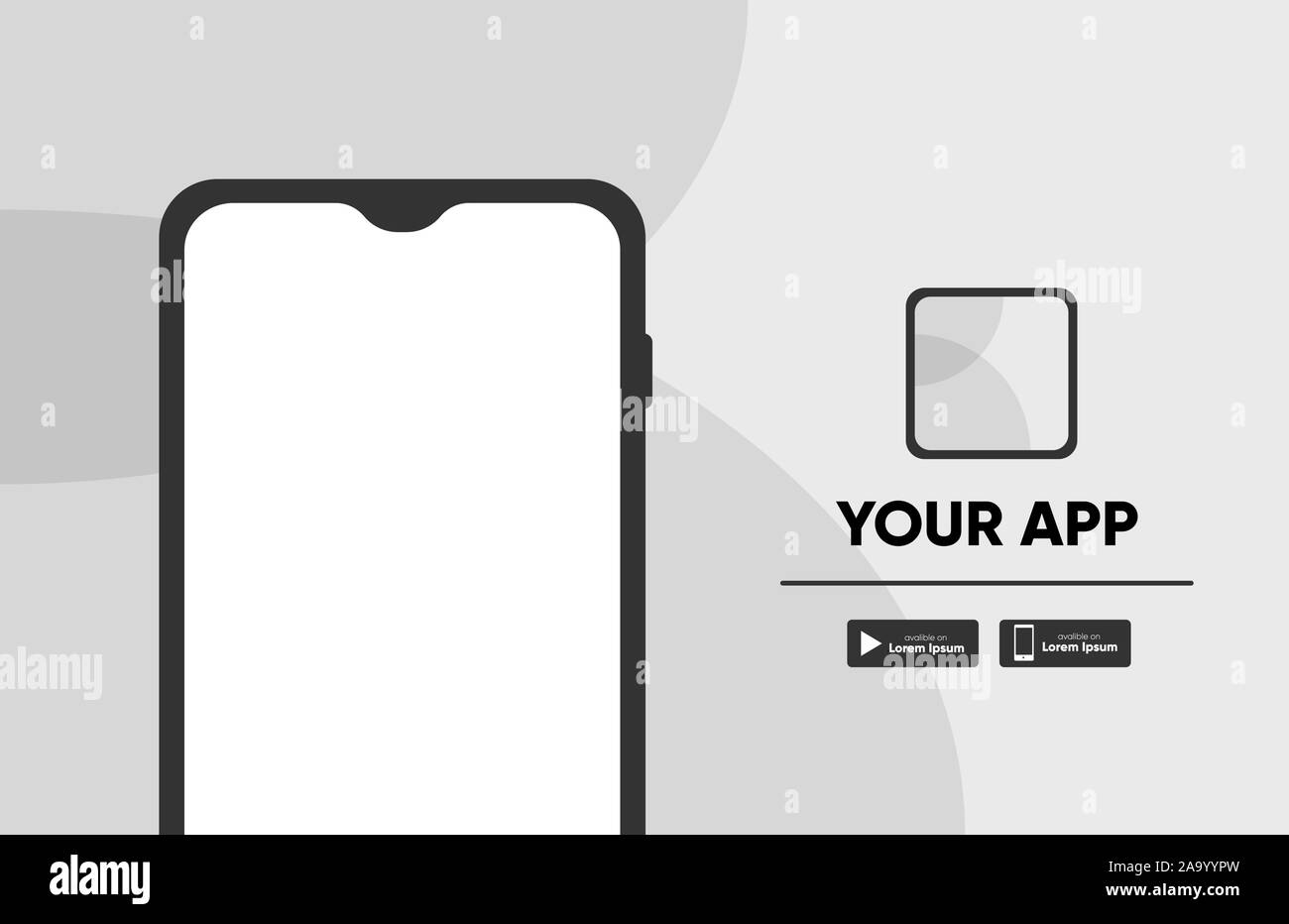 Download page of the mobile app. Advertising space for your application ...
