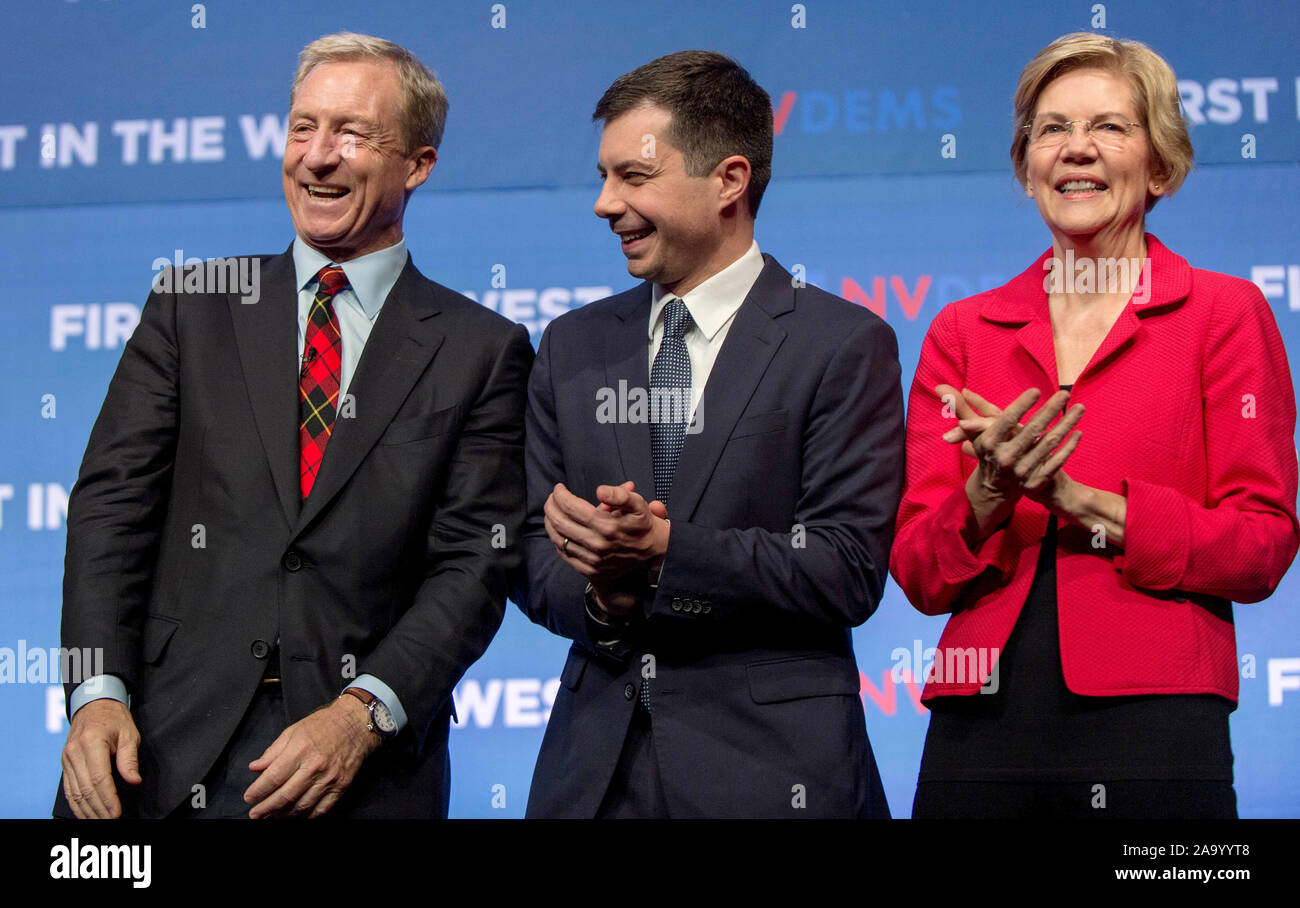 Las Vegas, Nevada, USA. 17th Nov, 2019. Democratic presidential ...
