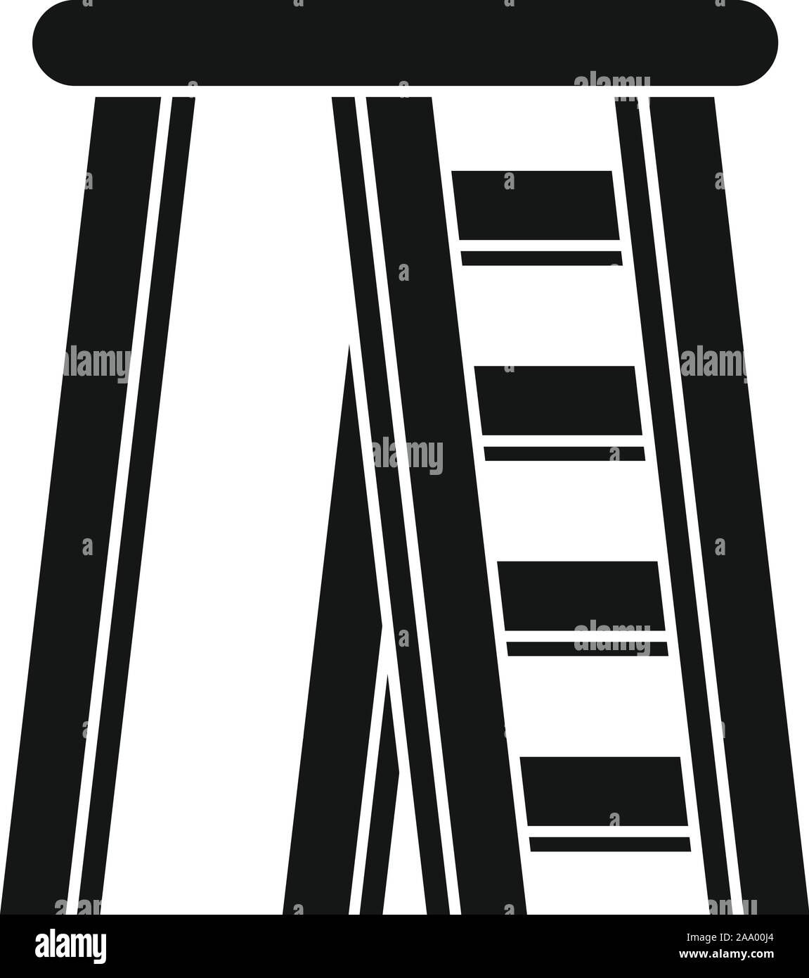 Room ladder icon. Simple illustration of room ladder vector icon for ...