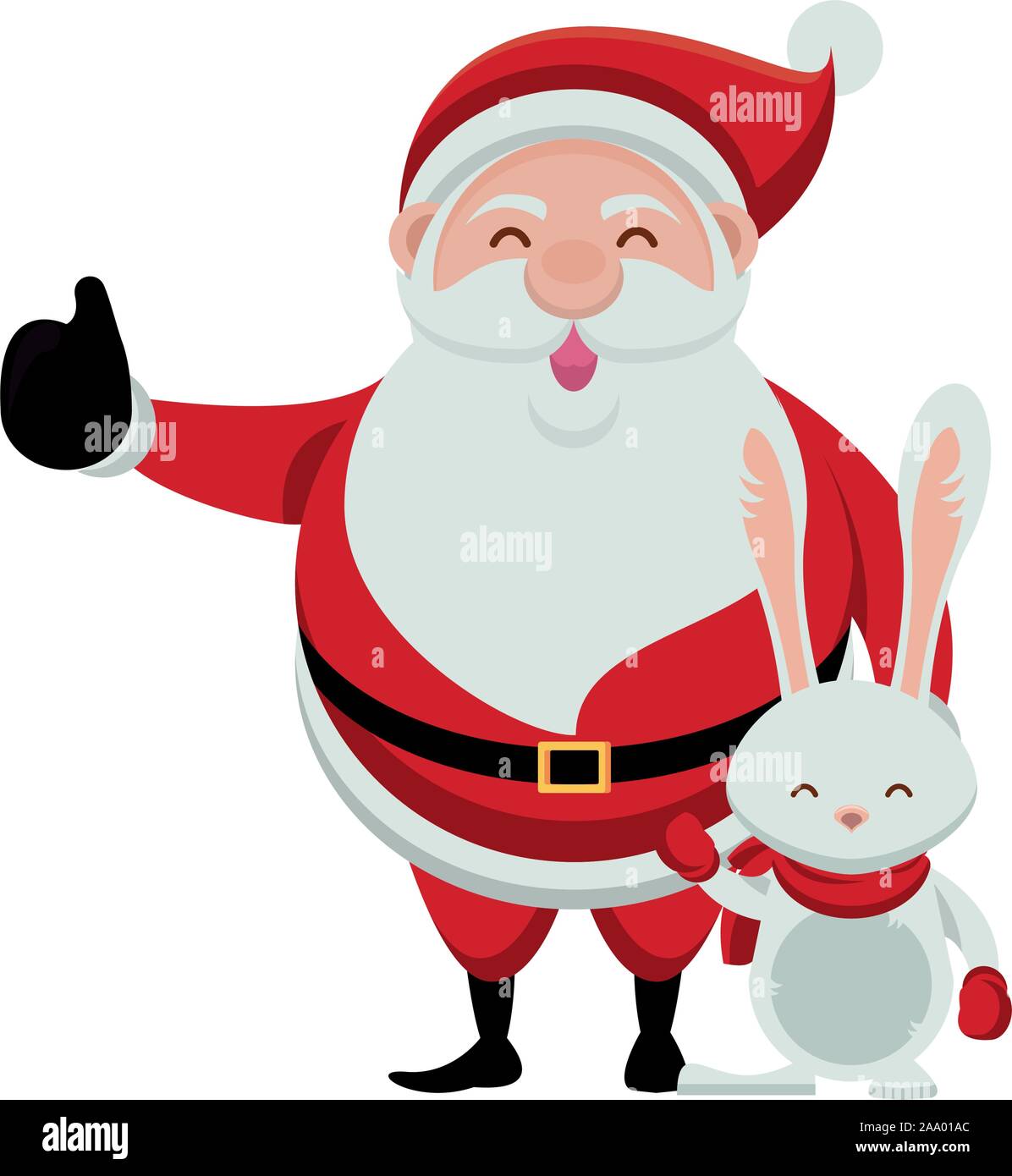 merry christmas santa claus character Stock Vector Image & Art - Alamy