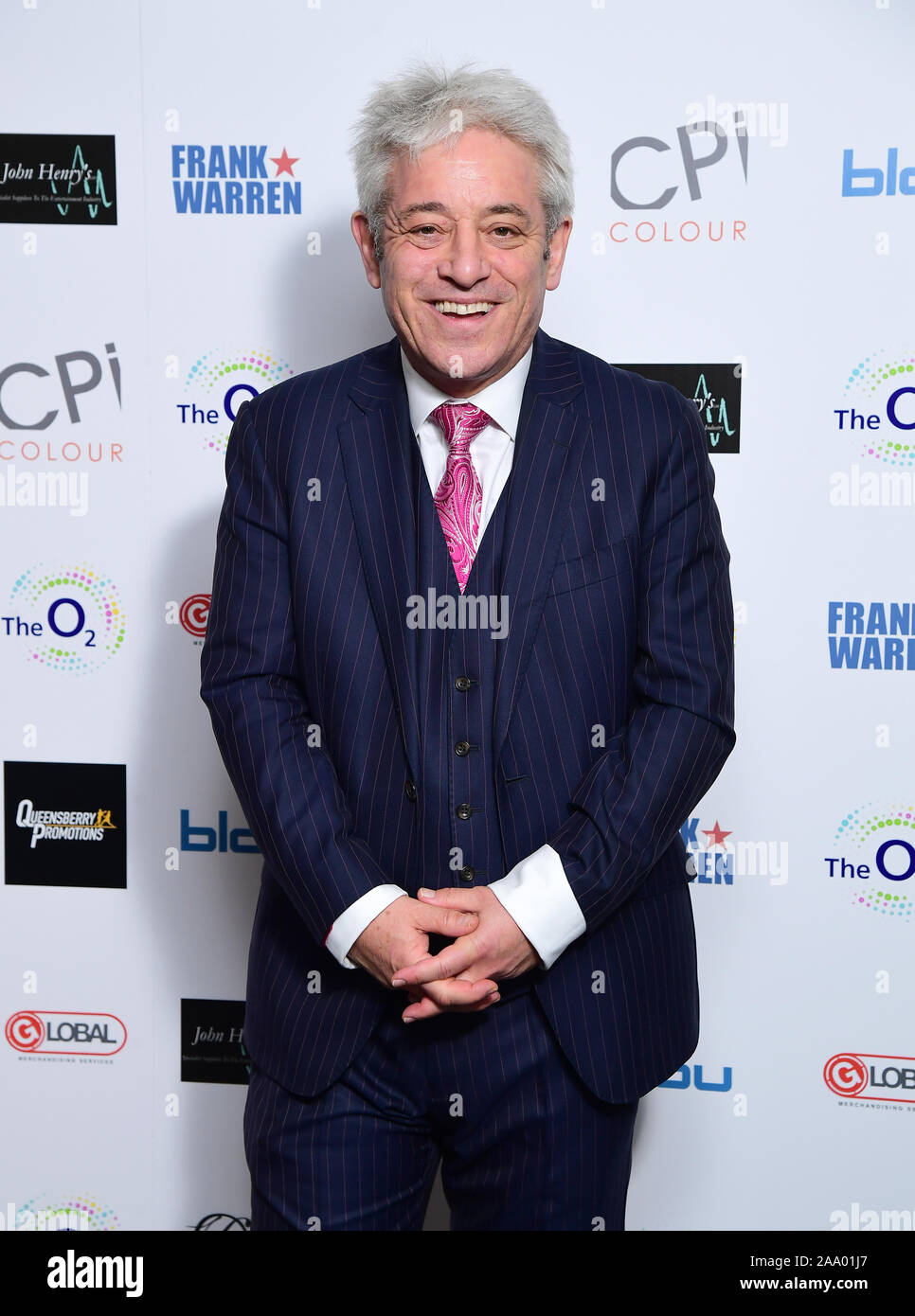John bercow attending nordoff robbins boxing dinner held hilton hotel ...