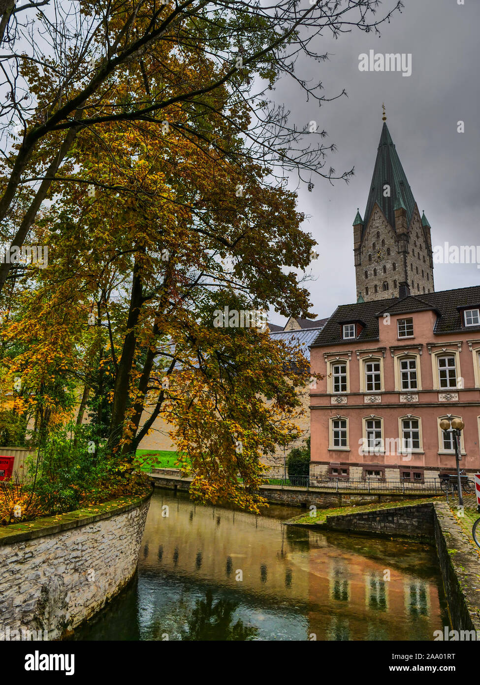 paderborn City in germany Stock Photo - Alamy