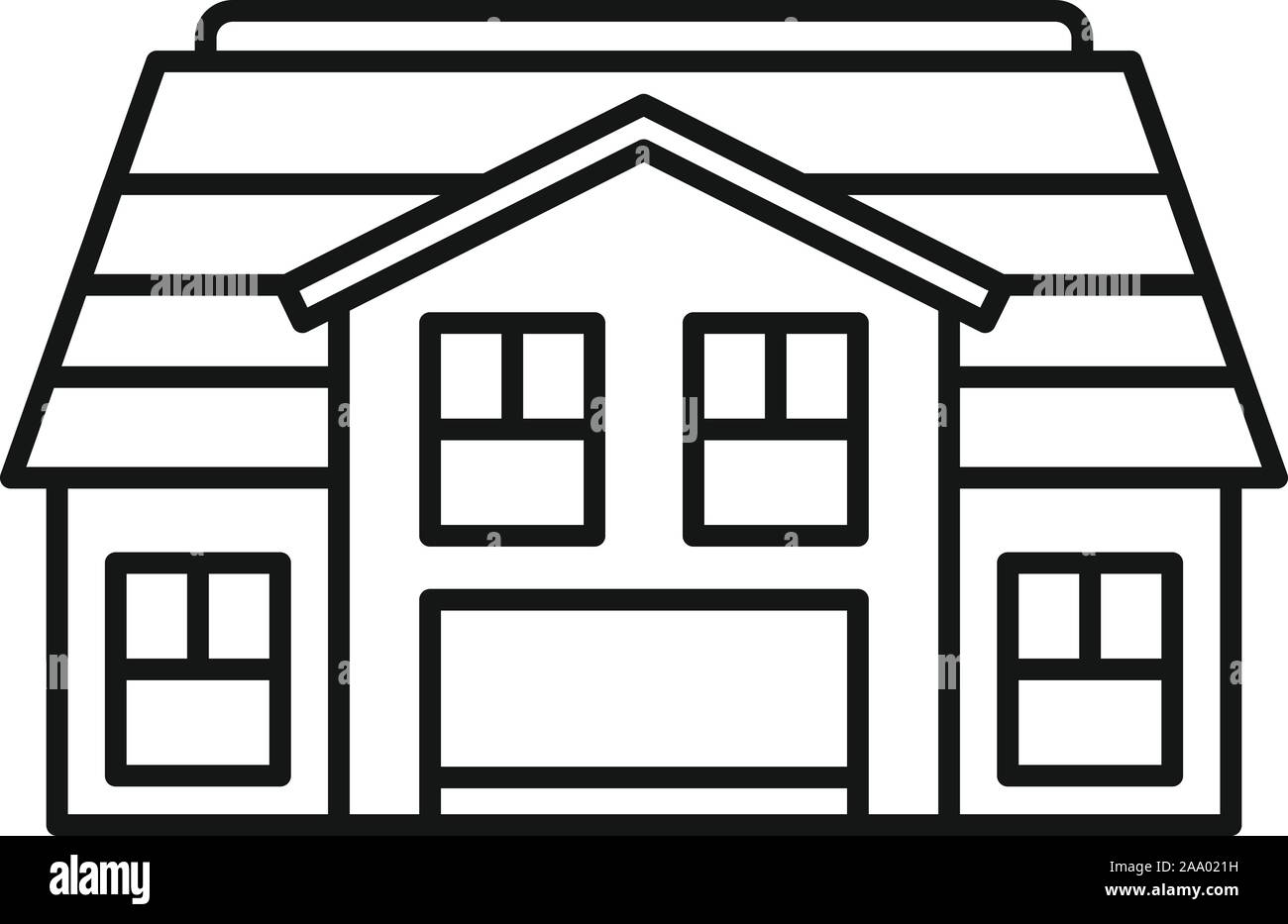 Window cottage icon. Outline window cottage vector icon for web design ...