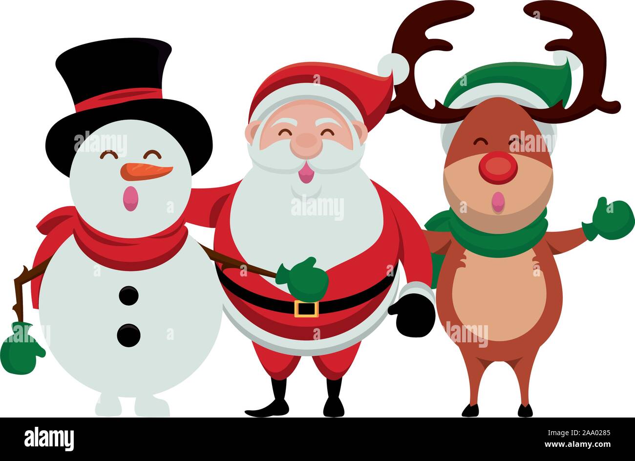 Snowman animation Stock Vector Images - Alamy