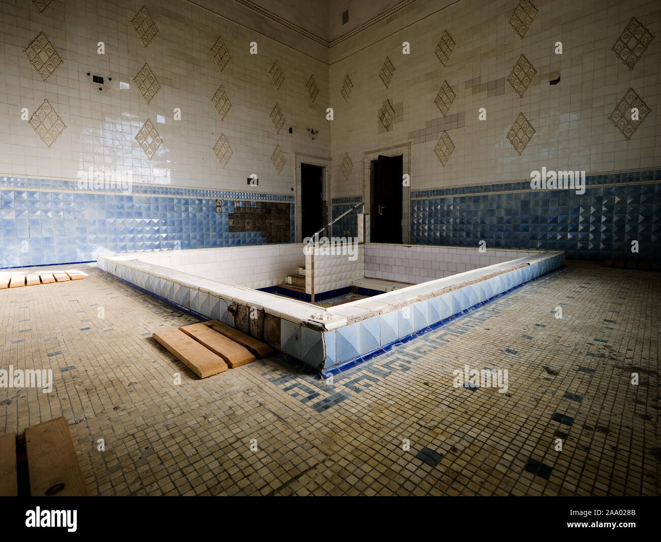 Stalin's private bath at Tskaltubo Spa, Georgia Stock Photo - Alamy