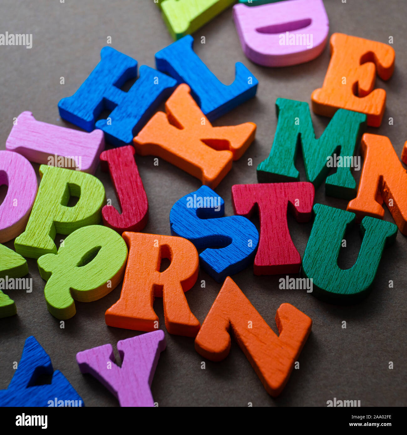 Letter colorful hi-res stock photography and images - Alamy